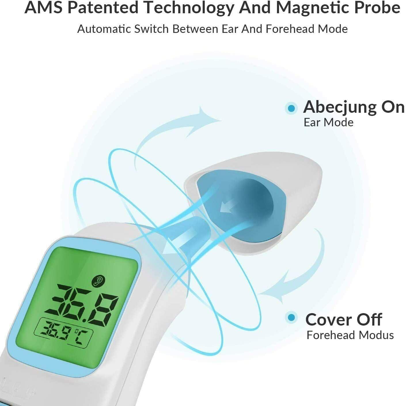 Infrared Digital Ear & Forehead Thermometer - Non-Contact Medical ...