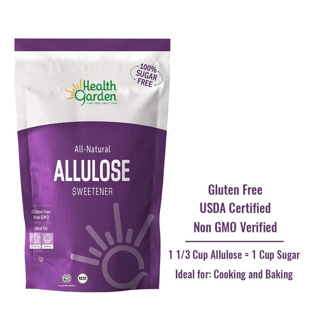 Health Garden All-Natural Allulose Sweetener 14 oz | Low-Calorie Sugar ...
