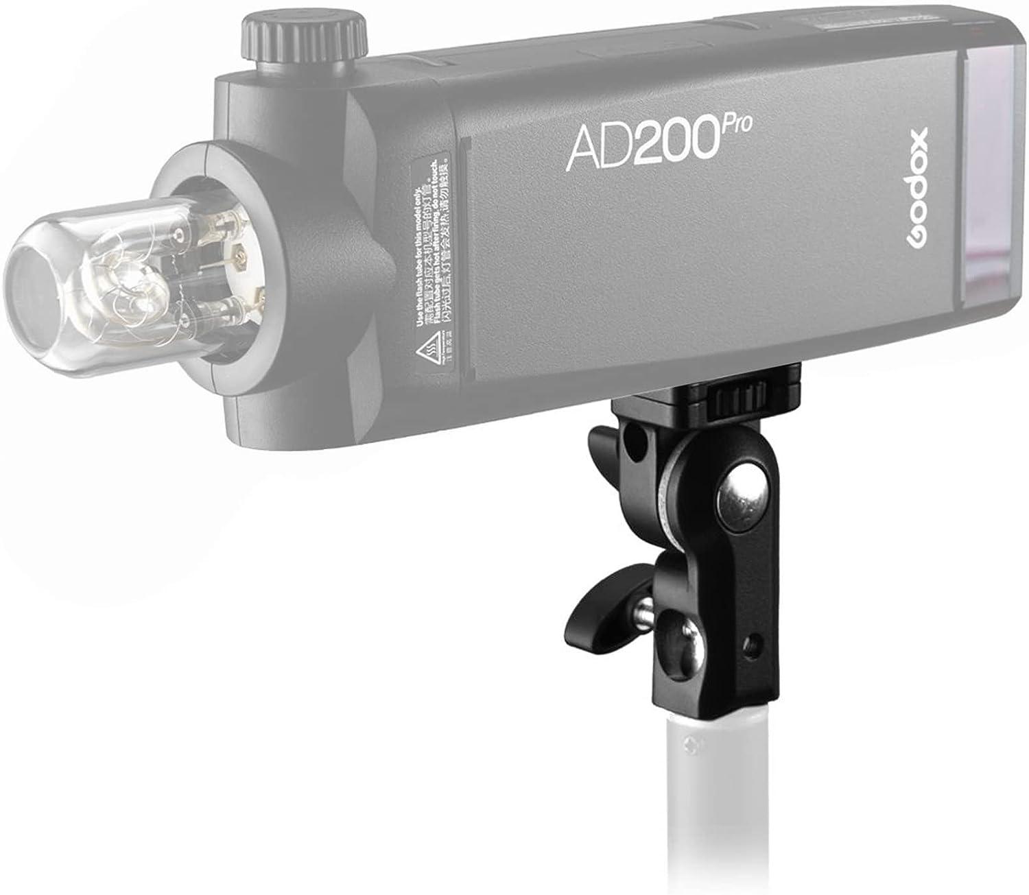 Godox AD-E2 Flash Holder Metal Bracket with 1/4 Inch Screw Umbrella ...