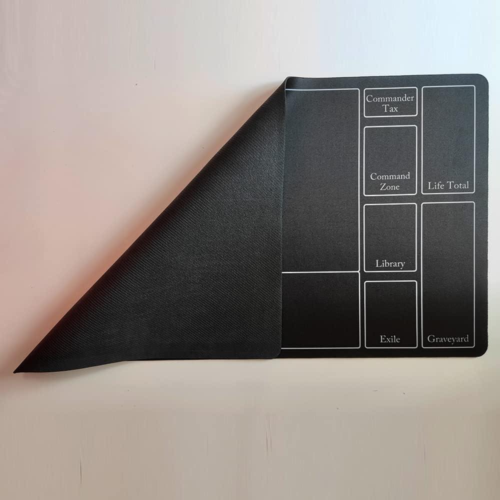 Starry Sky 14x24in MTG Playmat with EDH/Commander Zone Layout - Black ...