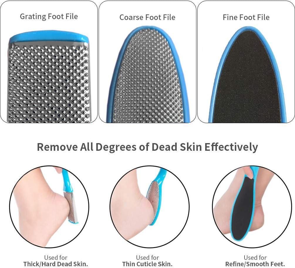 8 in 1 Professional Callus Planer Foot File Set - Ultimate Pedicure ...