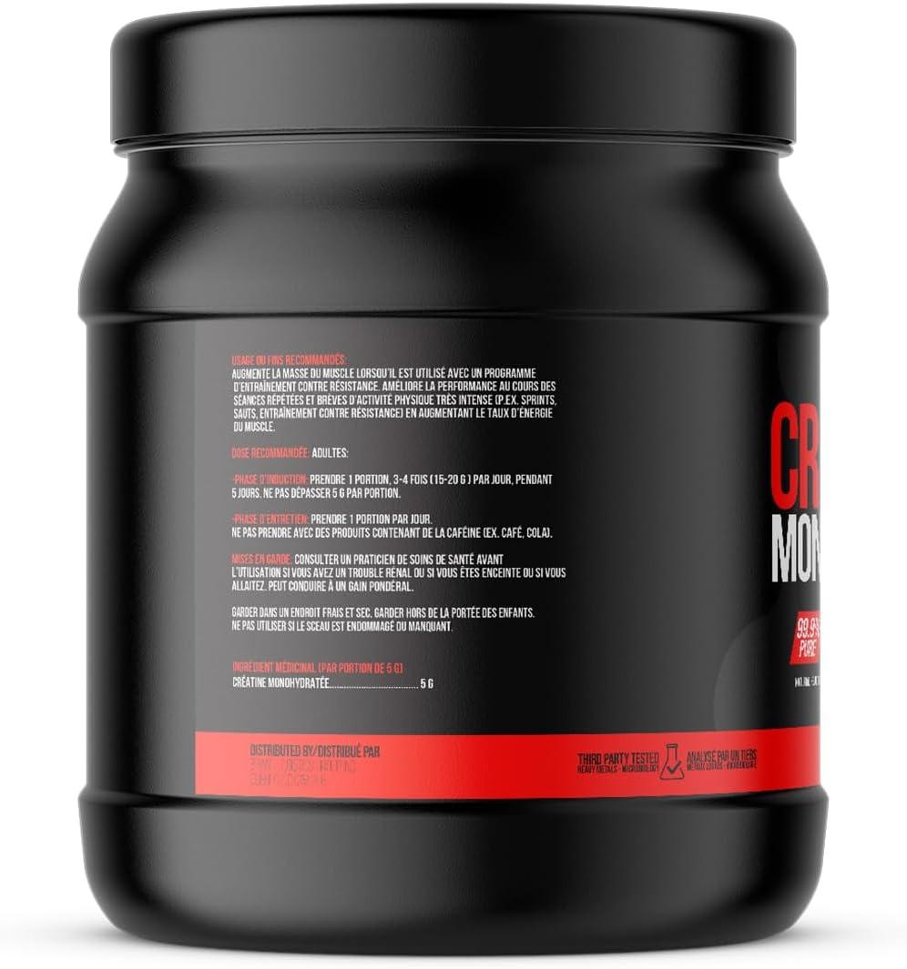 ProteinCo 99.9% Pure Creatine Monohydrate Powder - 500g (100 Servings ...