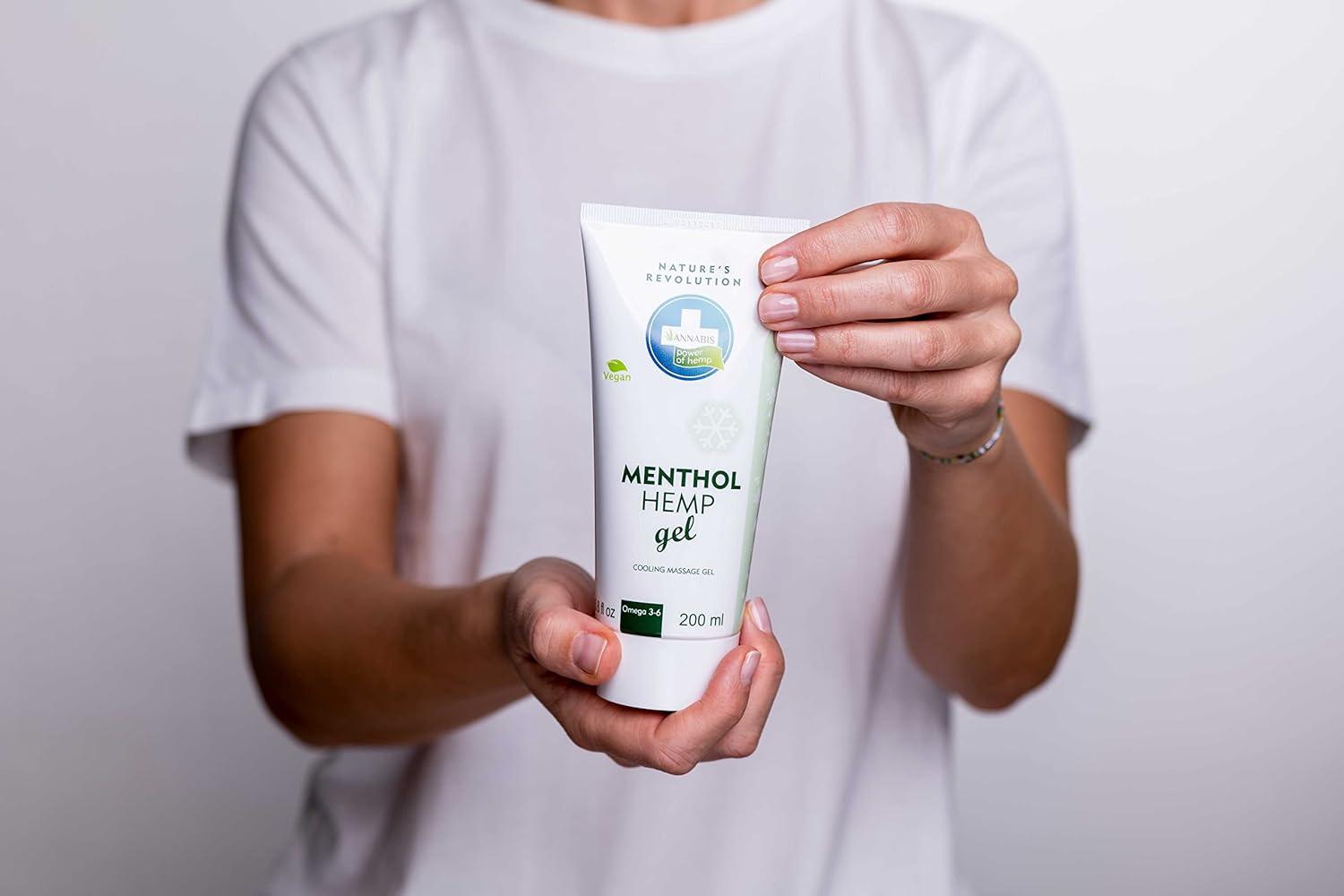 Annabis Menthol Hemp Gel - Cooling Pain Relief for Joints & Muscles ...