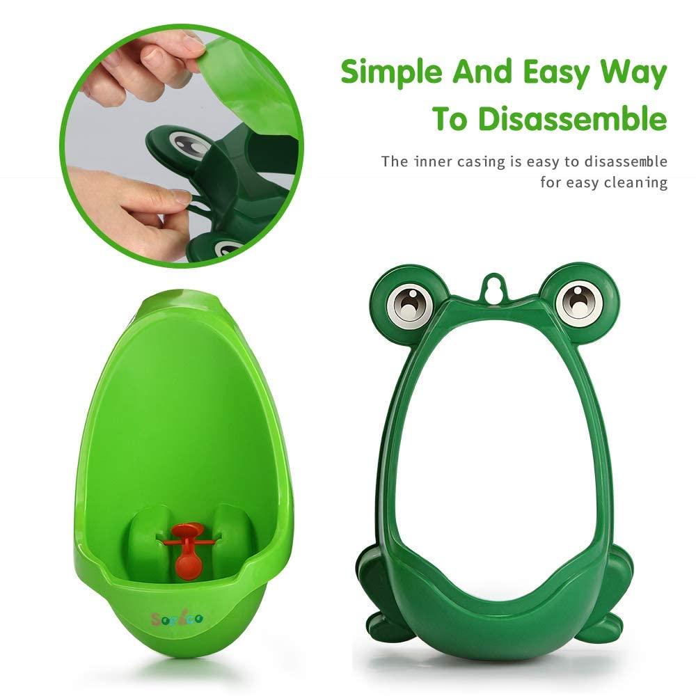 Soraco Frog Potty Training Urinal for Toddler Boys - Green | Aiming ...