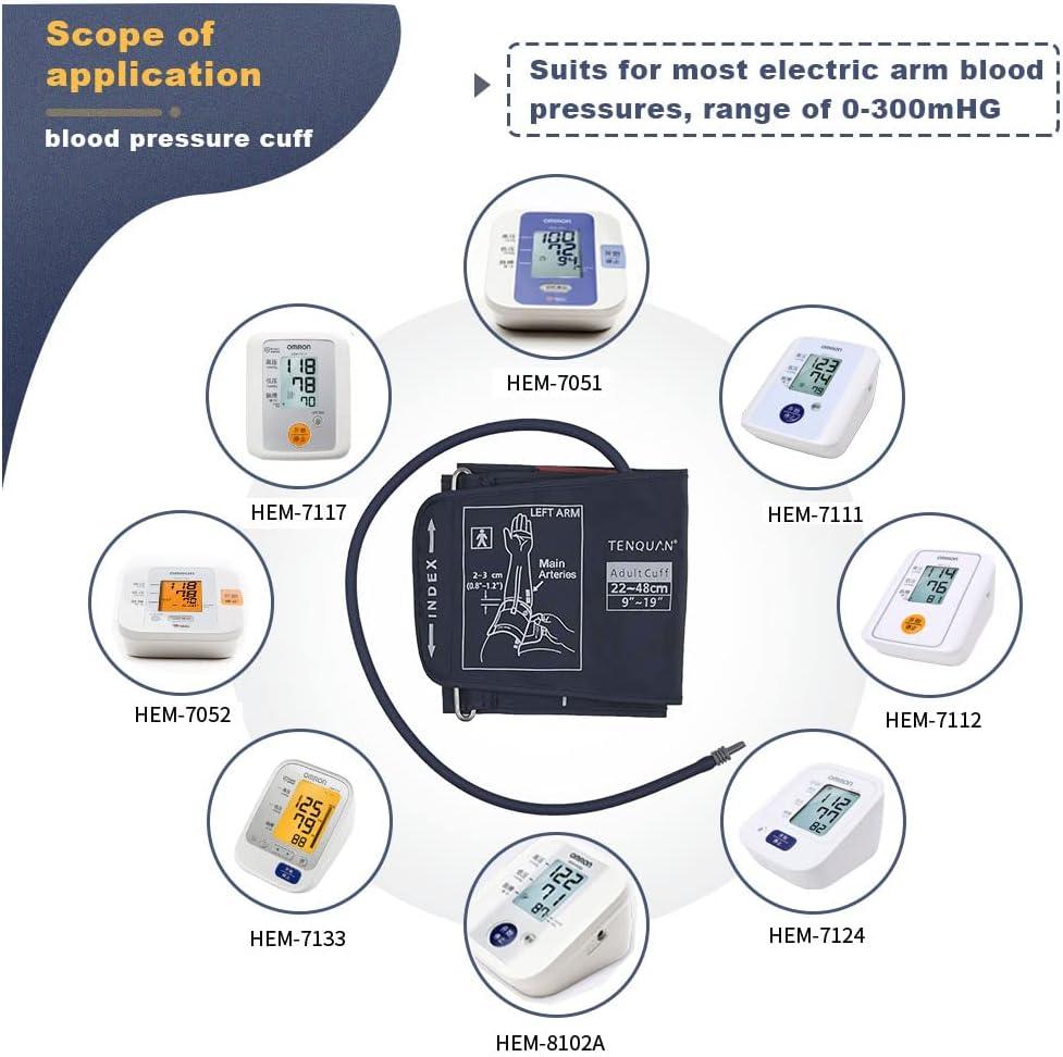 TENQUAN Large Cuff (22-48cm) for Blood Pressure Monitor - Arm ...