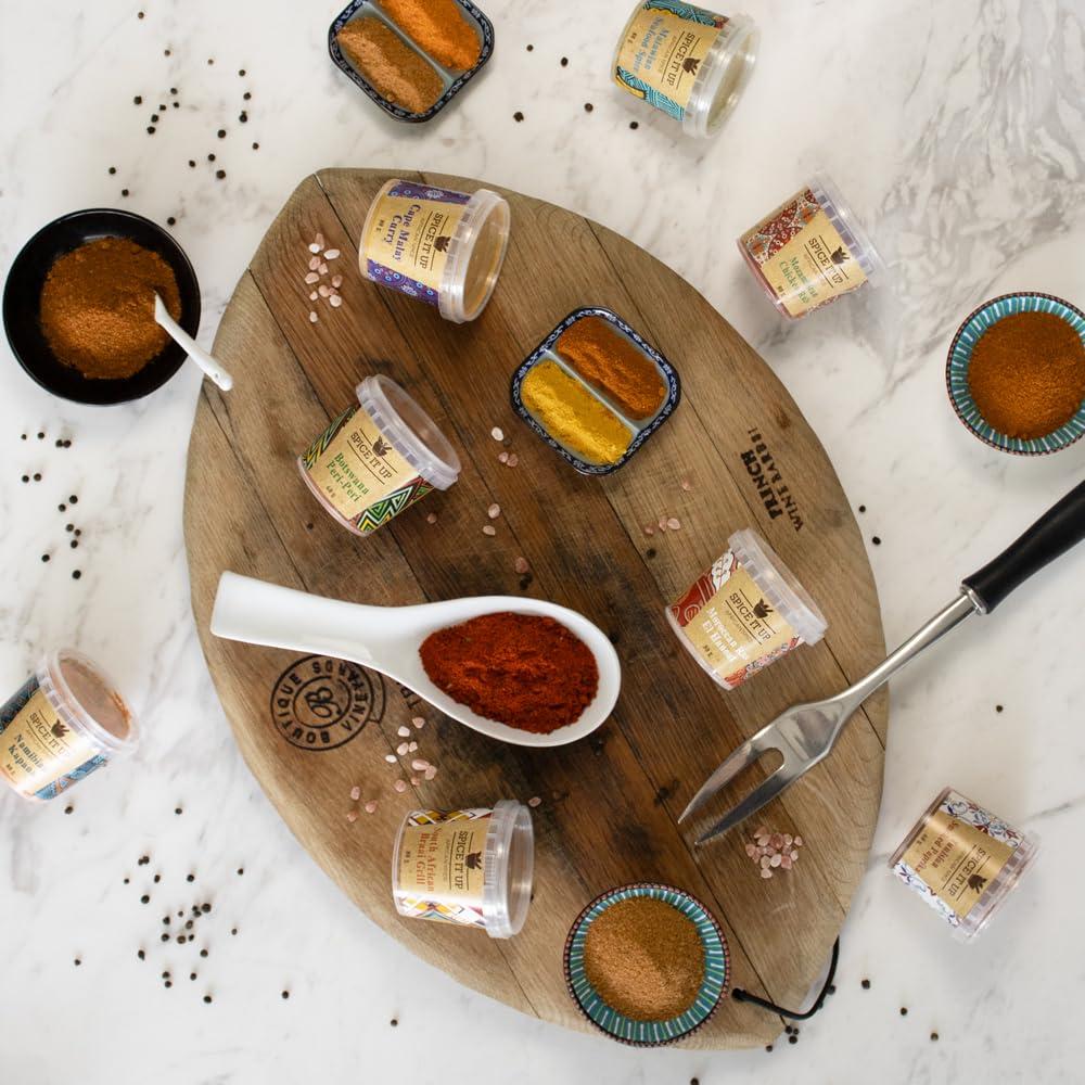 SPICE IT UP L - Authentic African Spice Set: 8 Unique Seasonings for ...