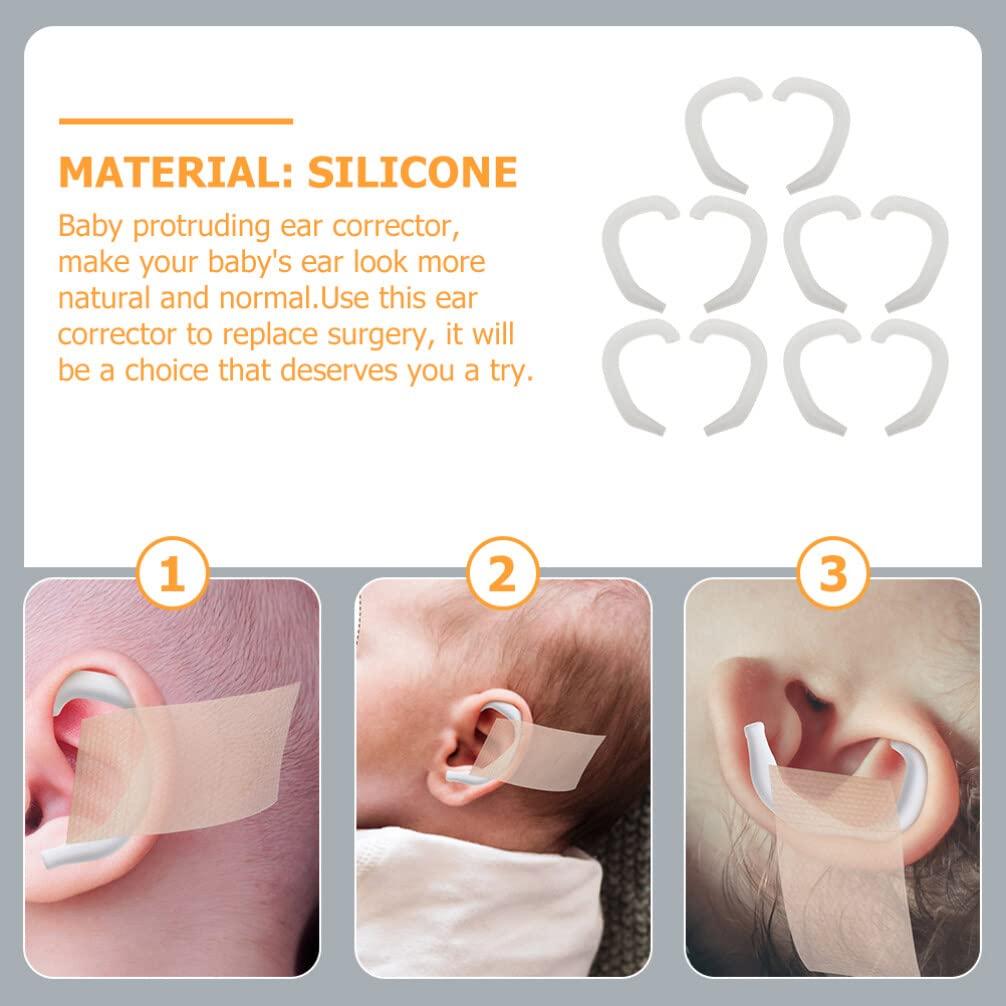 Protruding Ear Support - 5 Pairs Silicone Aesthetic Corrector for ...