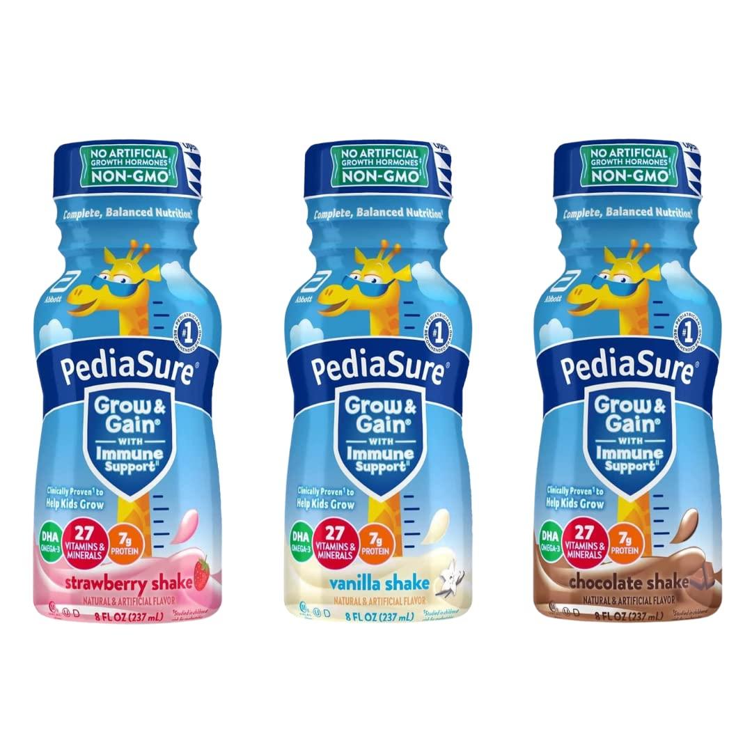 PediaSure Grow & Gain Immune Support Shake Variety Sampler Pack by ...