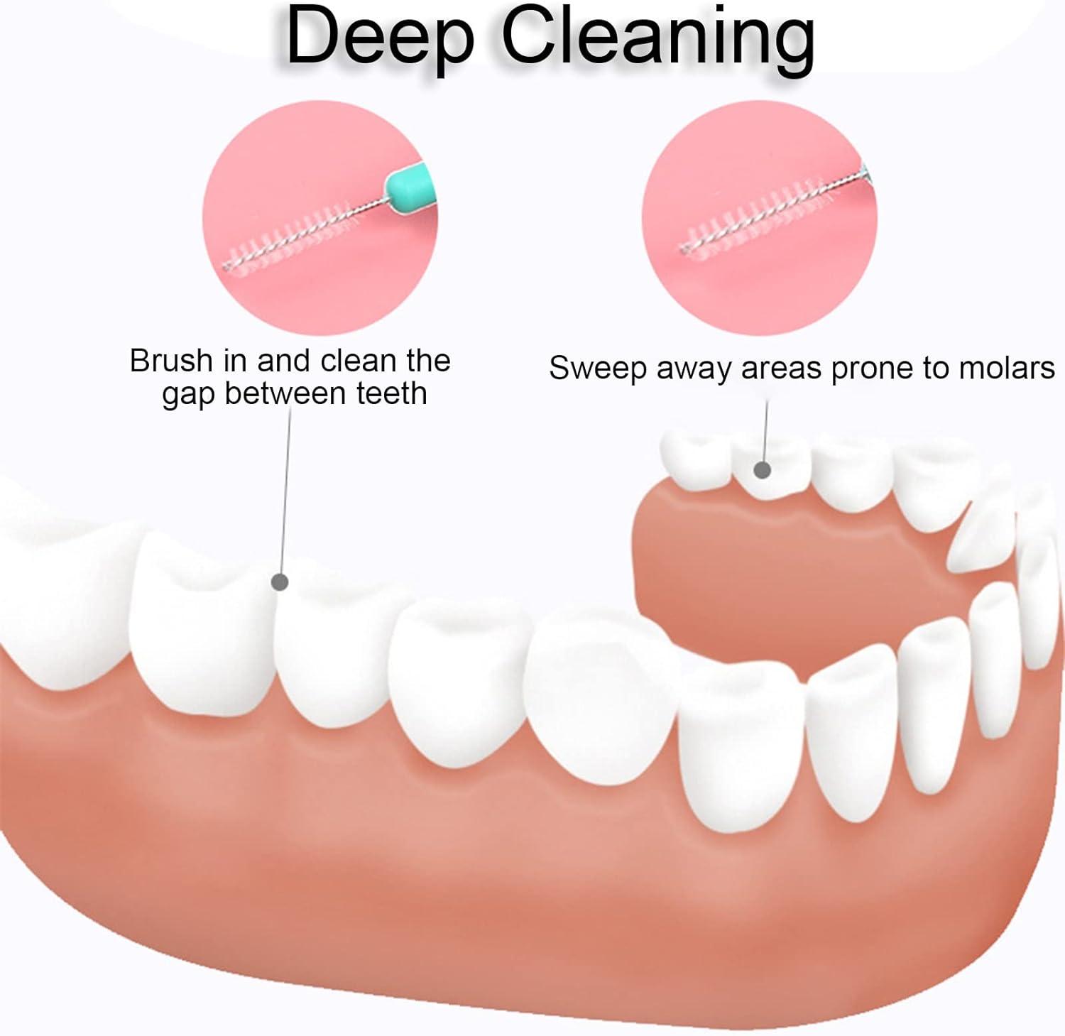 LacyMC Interdental Brushes - Mini Teeth Cleaning Brushes in Multiple ...