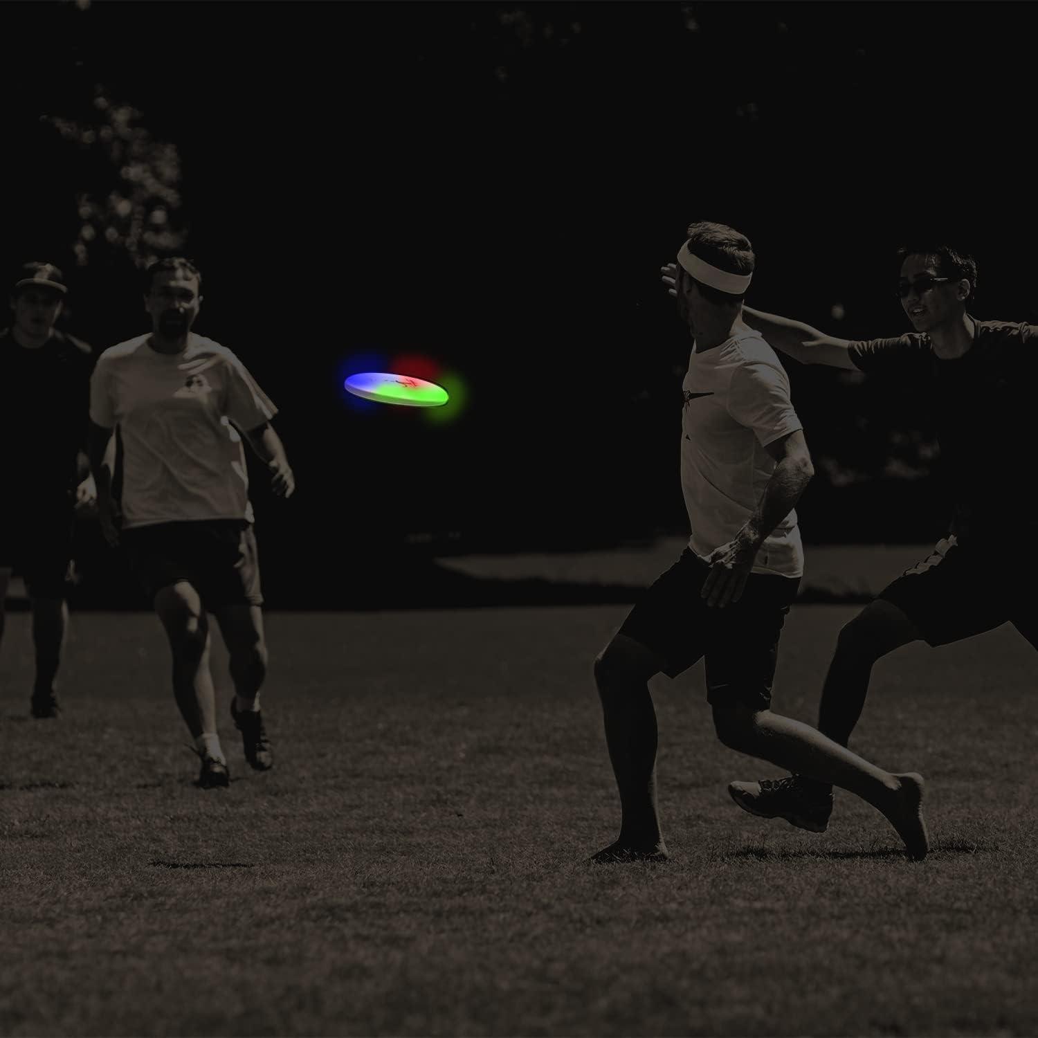 Glowhouse LED Flashing Frisbee | Light Up Flying Disc | Fun Outdoor Toy ...