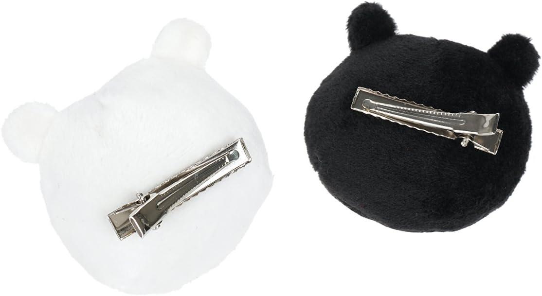 CoolChange Monokuma Hair Clip Set | Junko Enoshima Bear Clips for ...