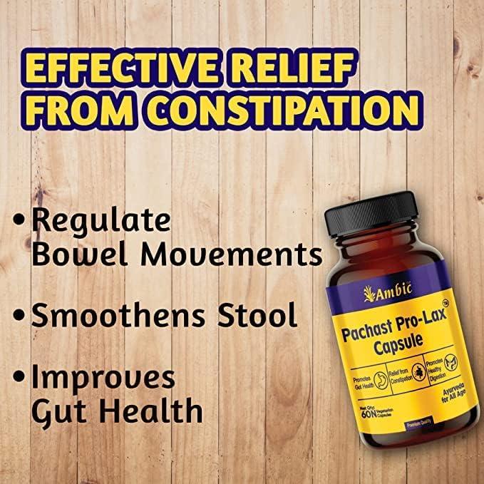XONA PACHAST Pro-Lax Constipation Relief Medicine - 60 Capsules ...