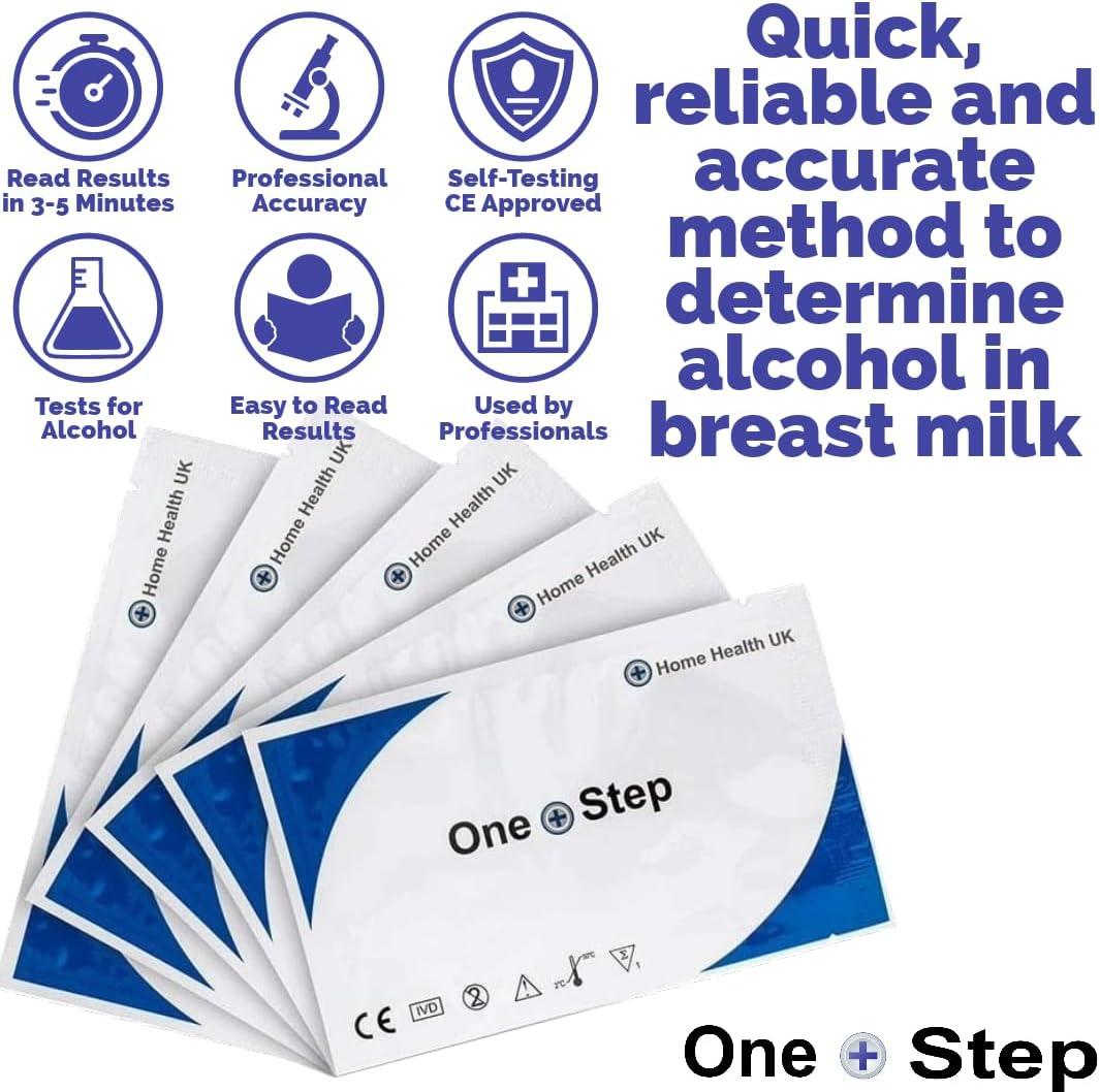 10-Pack One Step Breastmilk Alcohol Test Strips - Home Testing Kits ...