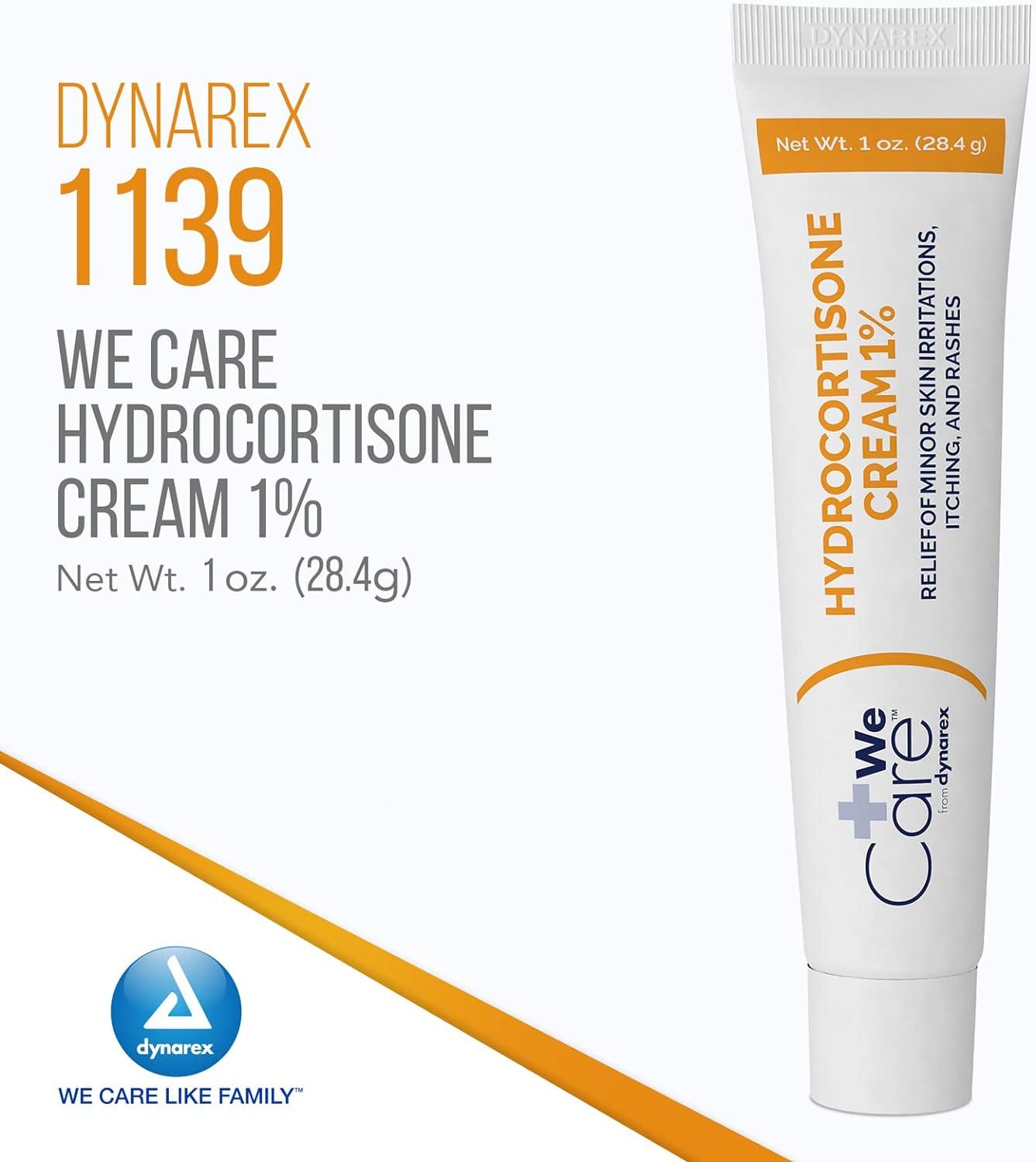 Dynarex Hydrocortisone Cream 1oz Travel Tube - Topical Anti-Itch ...
