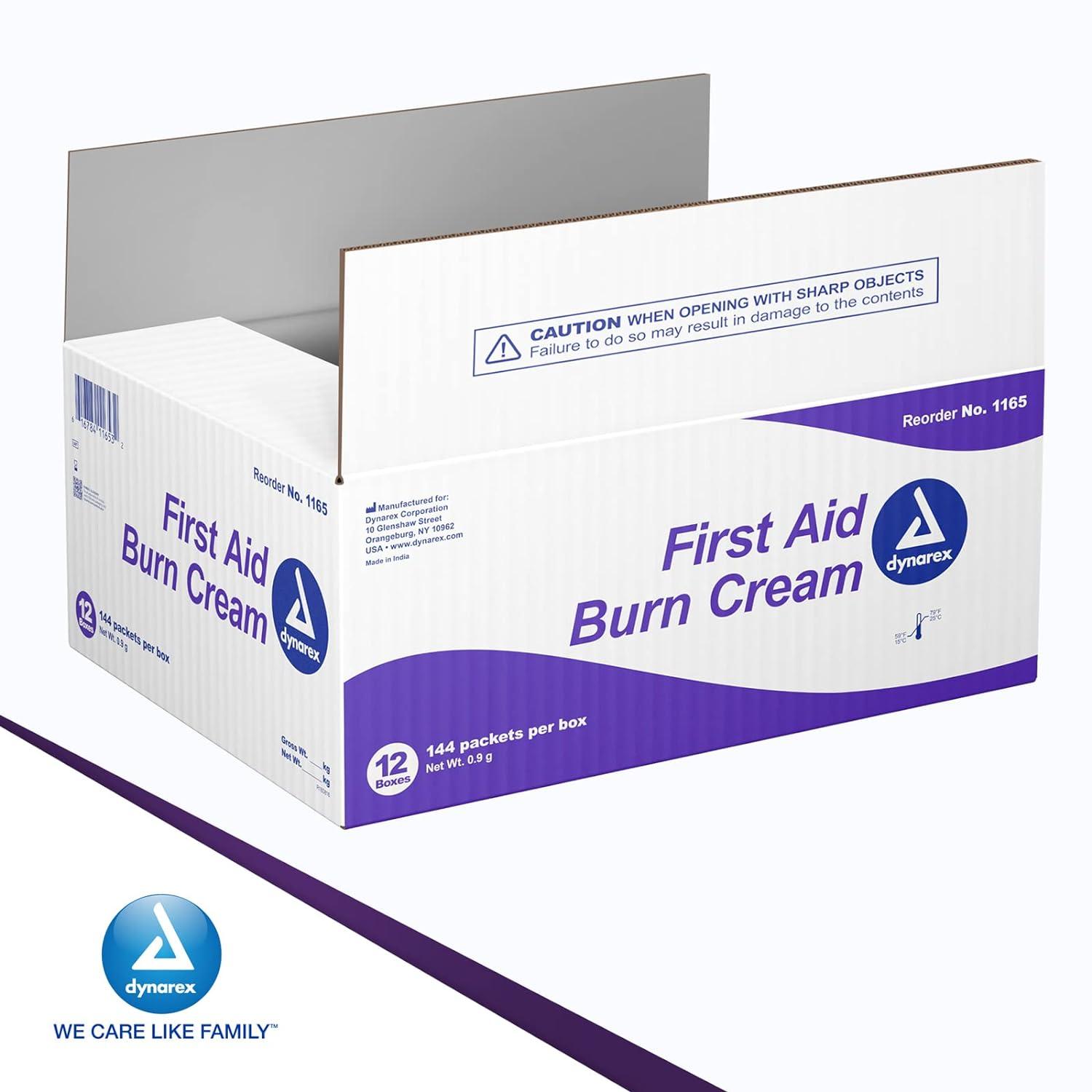 Dynarex Burn Cream - Water-Based with Lidocaine & Benzalkonium Chloride ...