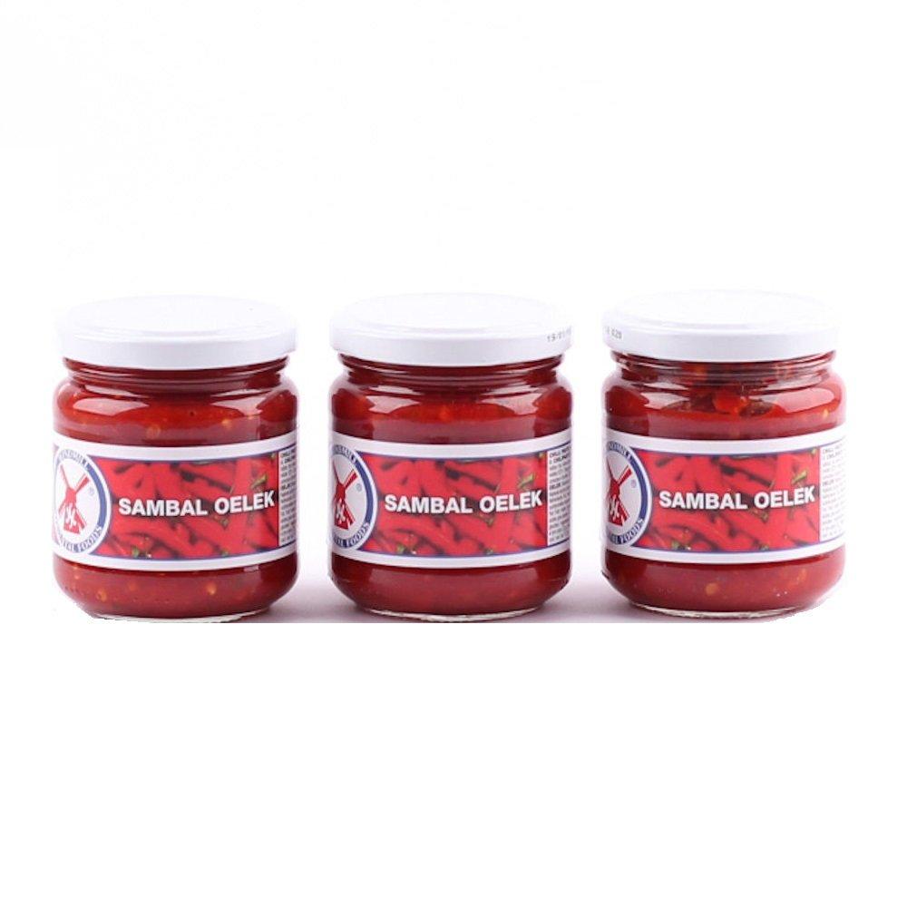 Buy 200g Sambal Oelek Windmill Chili Paste - Hot Pamai Pai (Pack of 3 ...