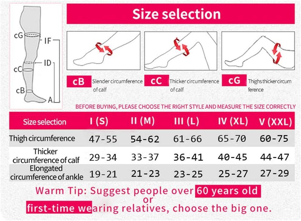 Haodasi Class II Compression Stockings 23-32 mmHg - Medical Thigh Socks ...