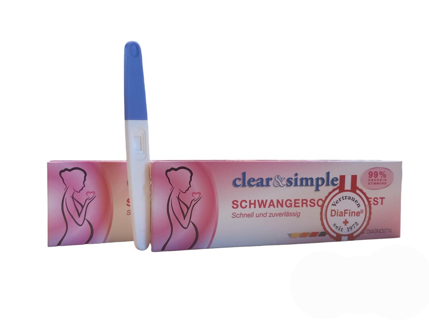 DiaFine HCG Pregnancy Test Double Pack Accurate Results for Early ...