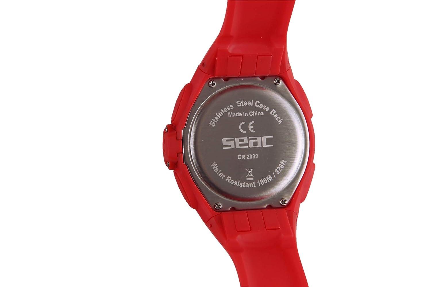 Seac Partner Wrist-Mount Freediving Computer in Red - Buy Online Now ...