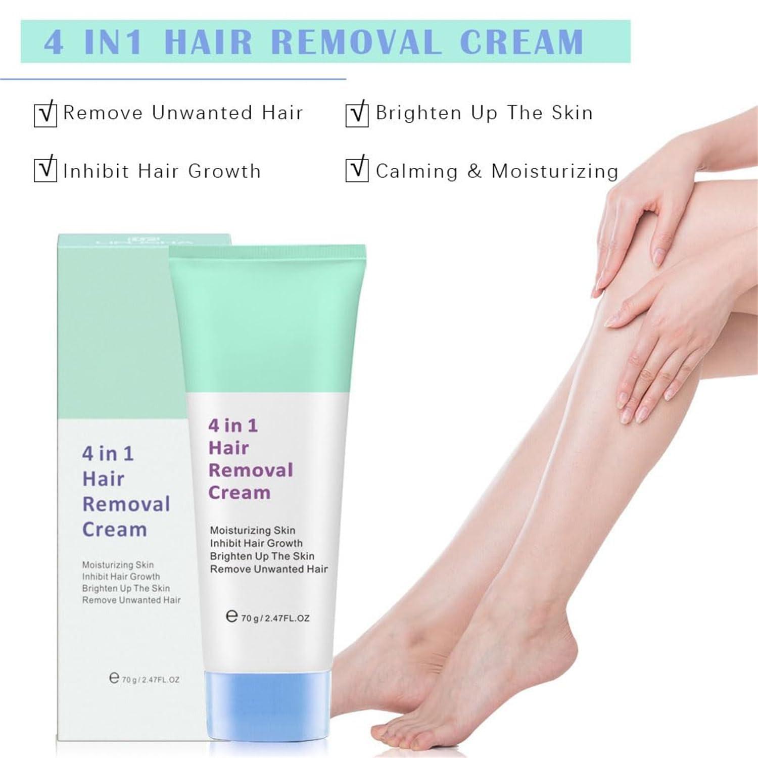 Nijiesengeng Glowcode 4 in 1 Hair Removal Cream Moisturizing & Soothing ...