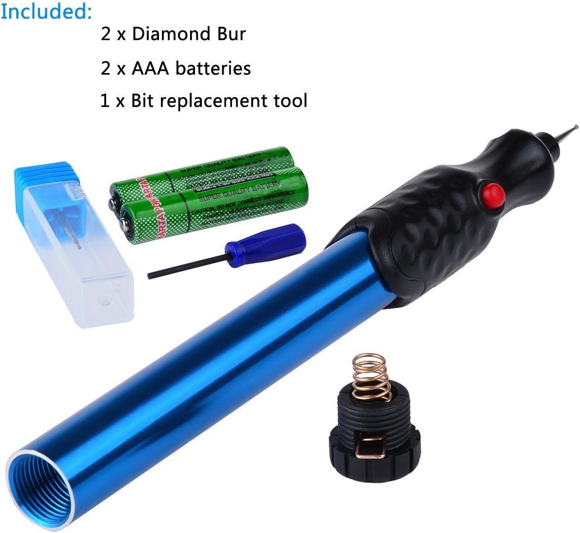 FOLAI Electric Engraving Pen with Diamond Tip Bit - Cordless Precision ...