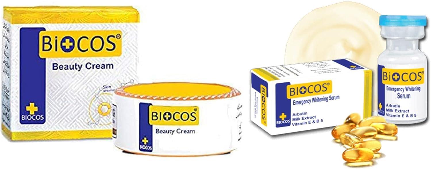 BIOCOS Beauty Cream & Whitening Serum Fairness Magic Night Repair Cream ...