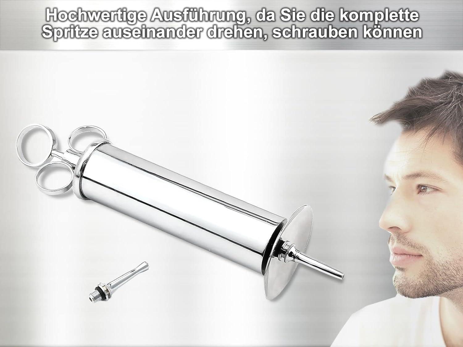 50 ml Metal Syringe with Attachments - Durable & Perfect for Precision ...