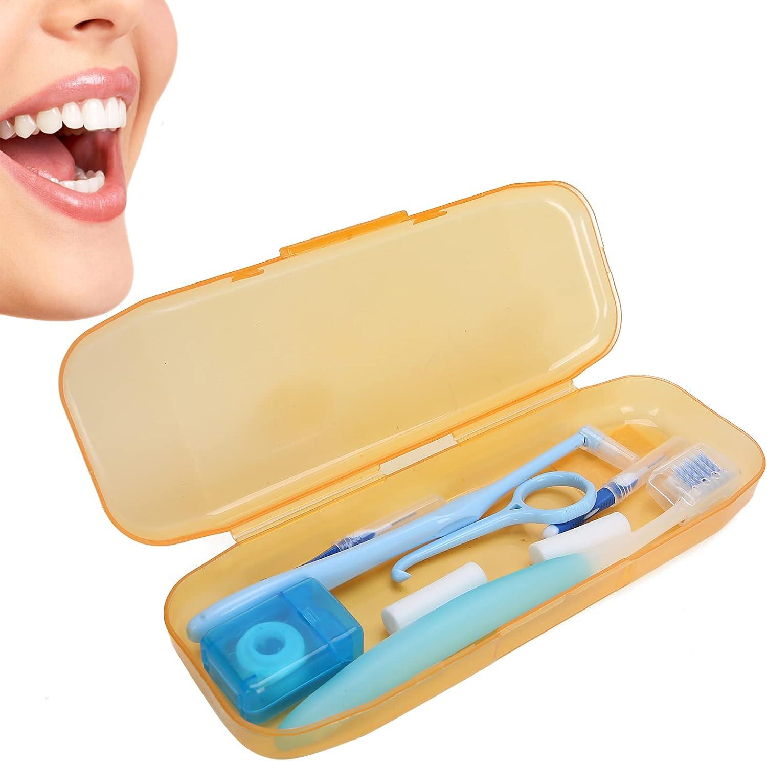 Orthodontic Oral Care Set - Braces Cleaning Brush Interdental Brush ...