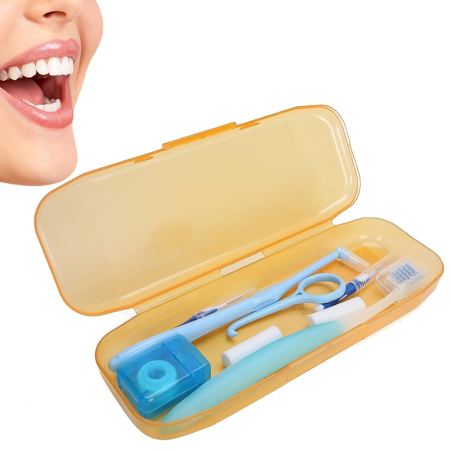 Orthodontic Oral Care Kit for Braces - Portable Hygiene Set with ...