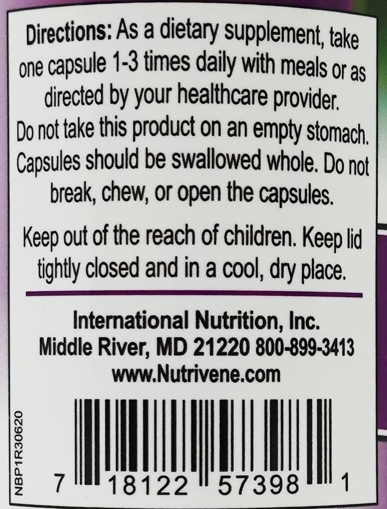 Nutrivene Betaine HCL with Pepsin (90 Capsules) - Digestive Enzyme Support