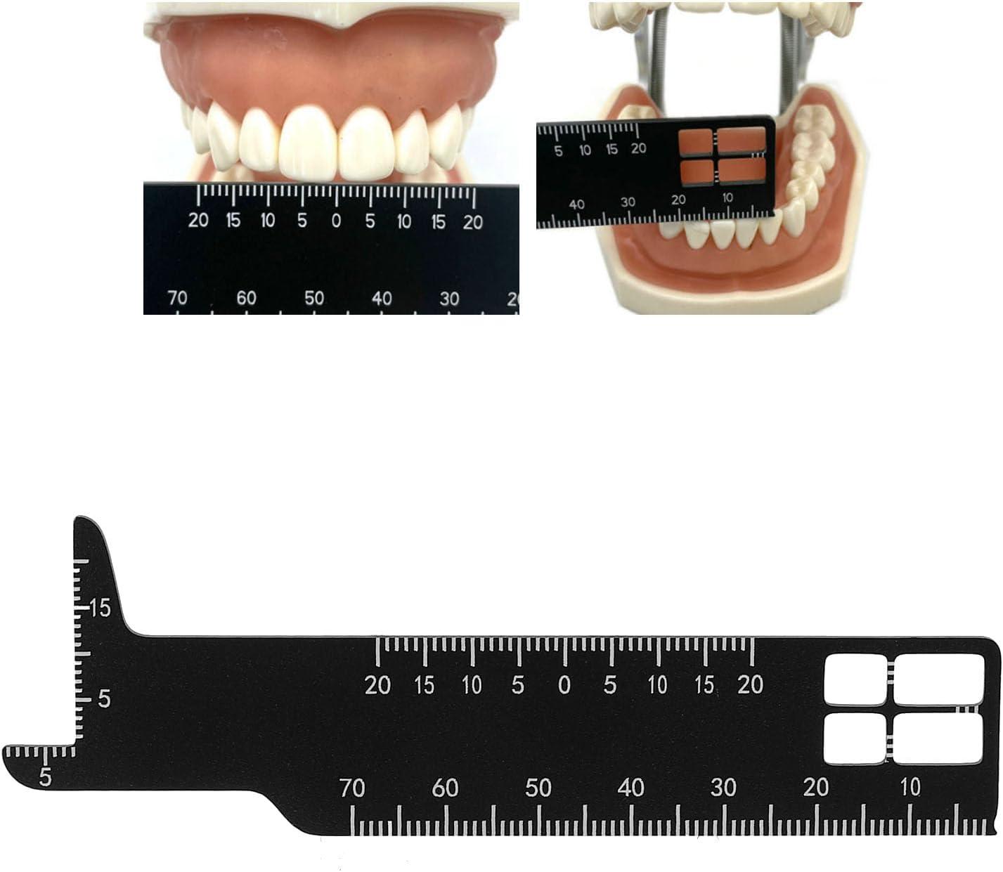 Metal Braces Measuring Ruler | Dual-Sided Oral Measuring Tool for ...
