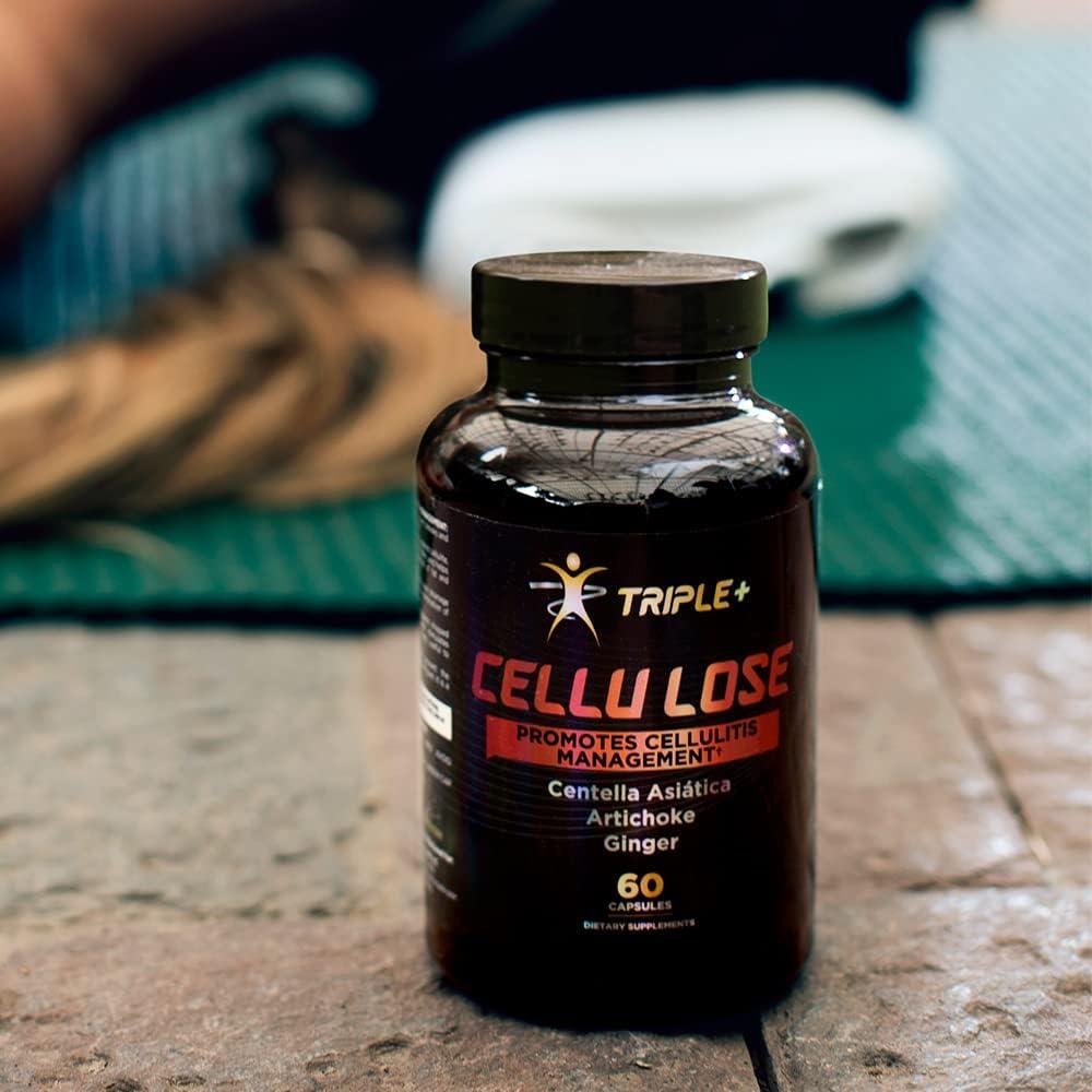 Triple+ Cellu Lose: Maximum Anti-Cellulite Action with Centella Asiatica, Artichoke, Ginger - 60 ...