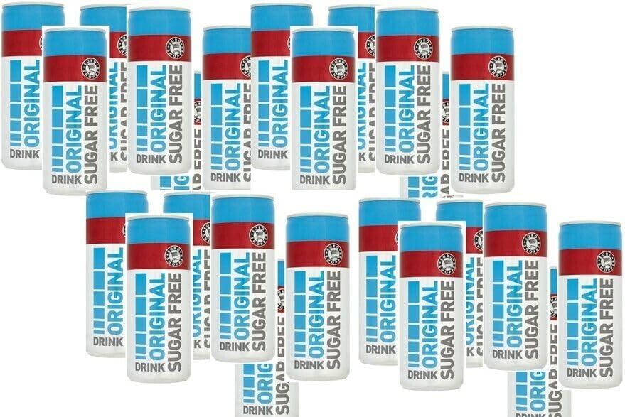 Euro Shopper Original Sugar-Free Drink 250ml (Pack of 24) | Refreshing ...
