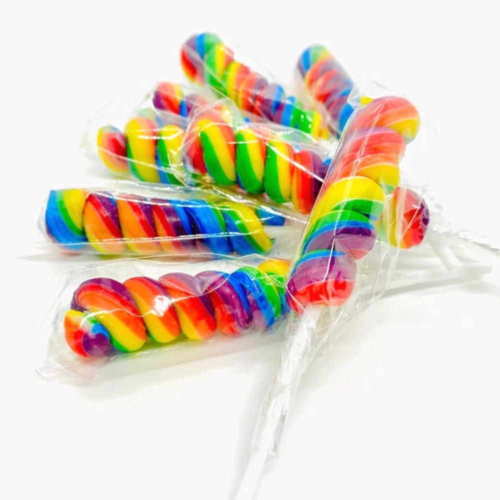 Candy Pops Large Twist Mixed Lollipops 70g - Party Bag Sweets ...