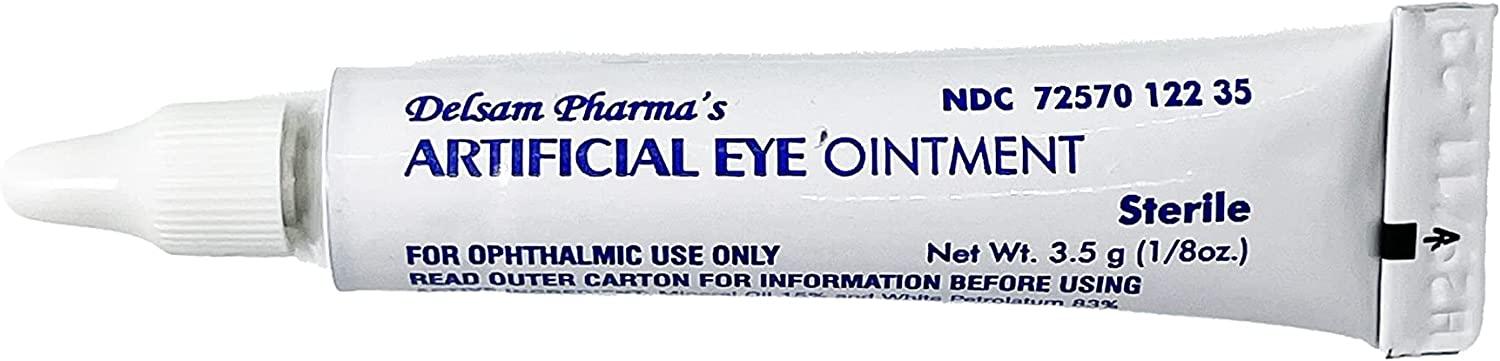 Delsam Pharmas Artificial Eye Ointment - Lubricated Eye Ointment for ...