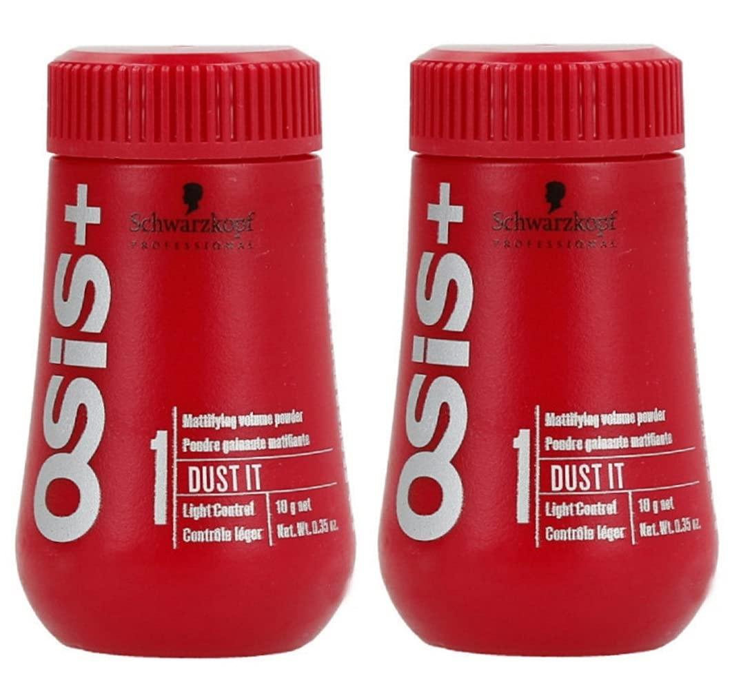 Schwarzkopf OSiS Dust It Mattifying Powder 0.35 oz (Pack of 2) - Long ...