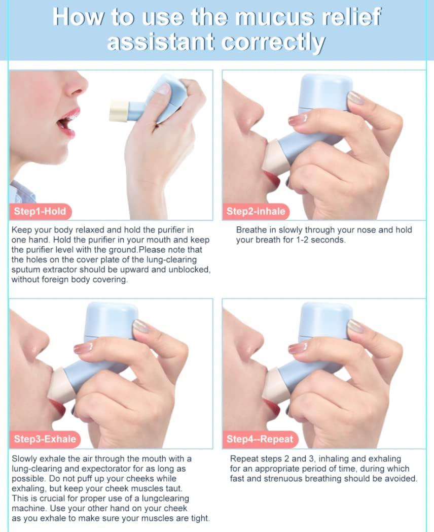Lung Exerciser & Mucus Relief Device Breathing Trainers Breathing Aid ...