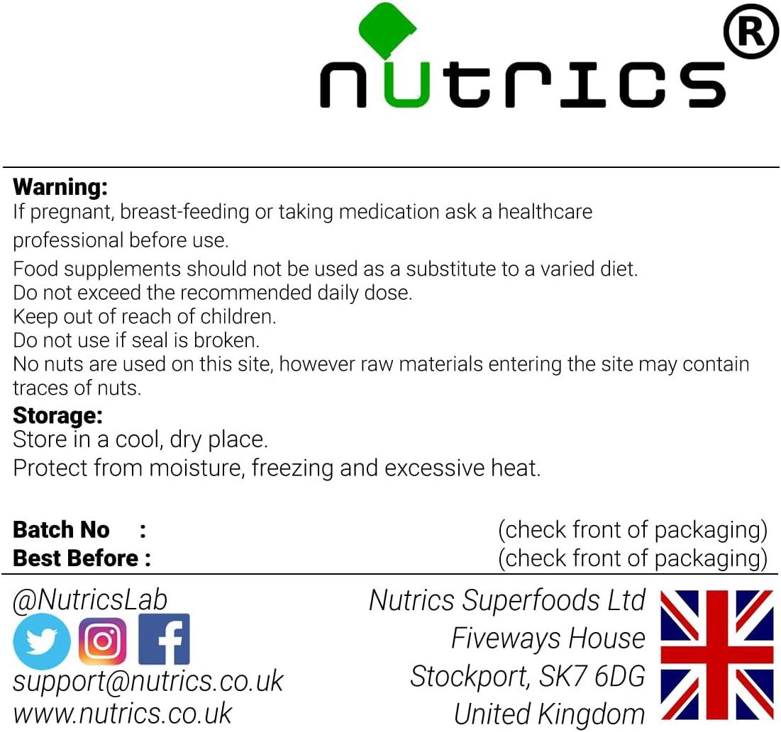 Nutrics 700mg L ARGININE & L CITRULLINE Complex 100% Pure 90 V Capsules - Vegan Vegetarian Halal ...