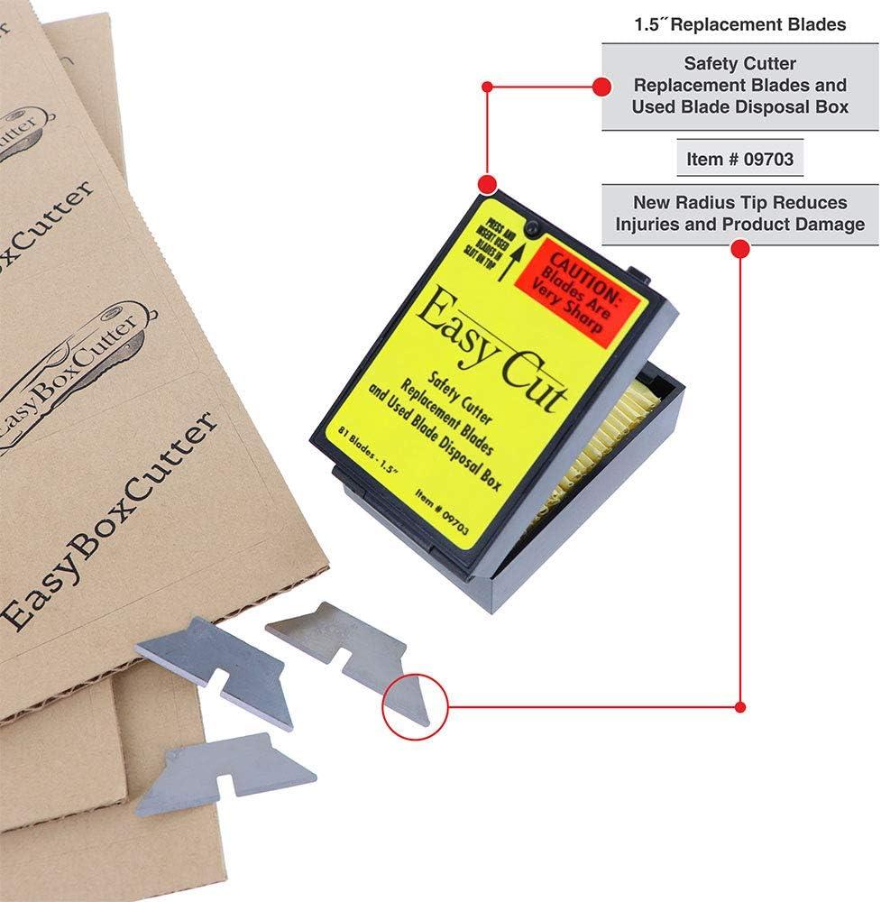81 Easy Cut/EZ Cutter Replacement Blades 09703 STD Blades Box (New Version)