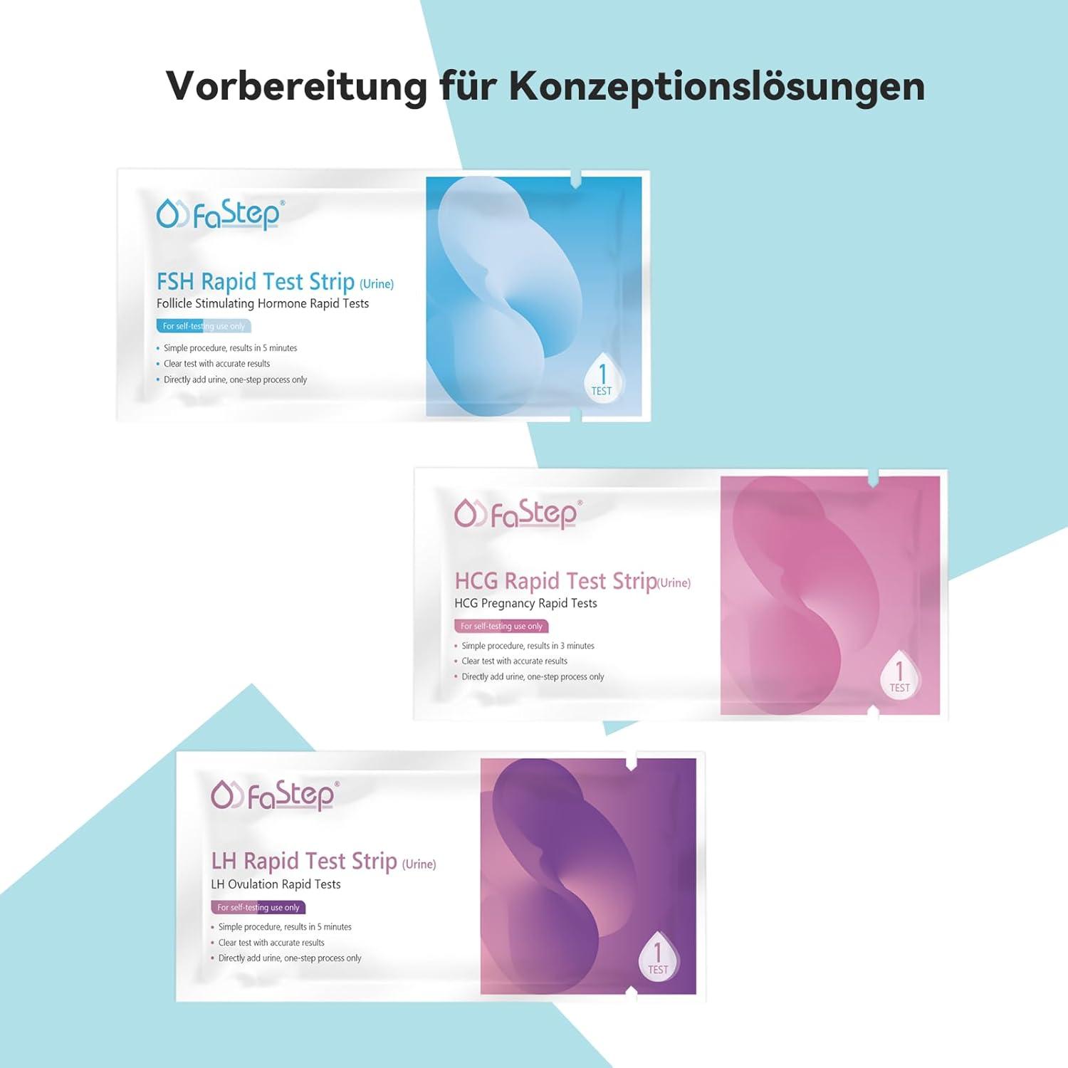 Fastep Fertility Test Kit - Complete Family Planning Set with FSH ...