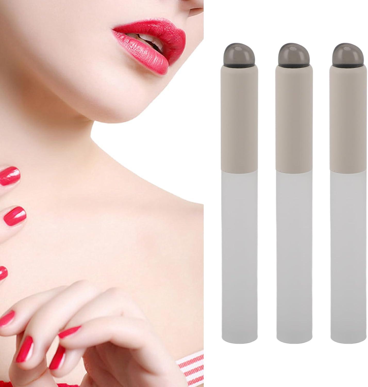 Soft Silicone Lip Brush with Storage Box Portable Lipstick Applicators ...