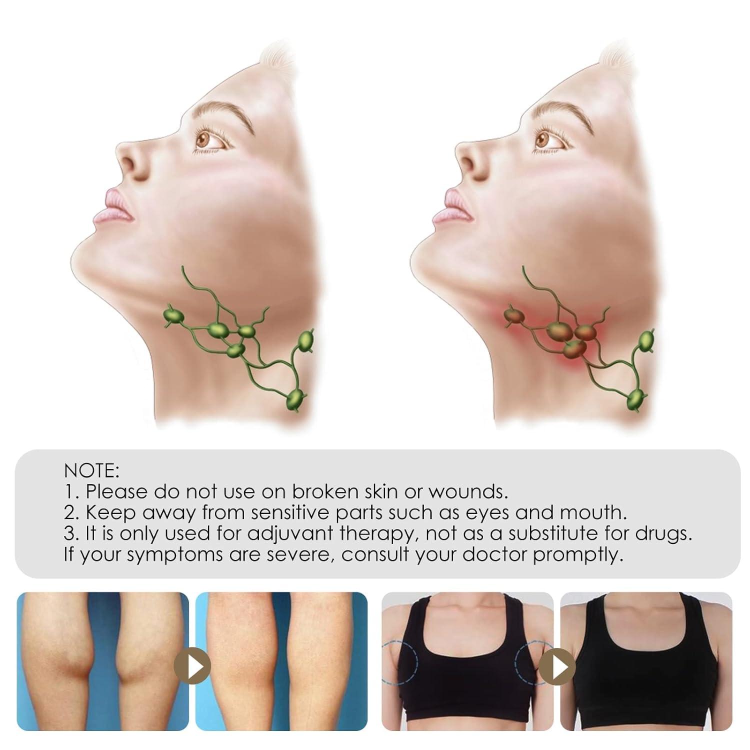 Lymph Node Detox Cream & Ointment Set - Lymphatic Drainage Relief ...