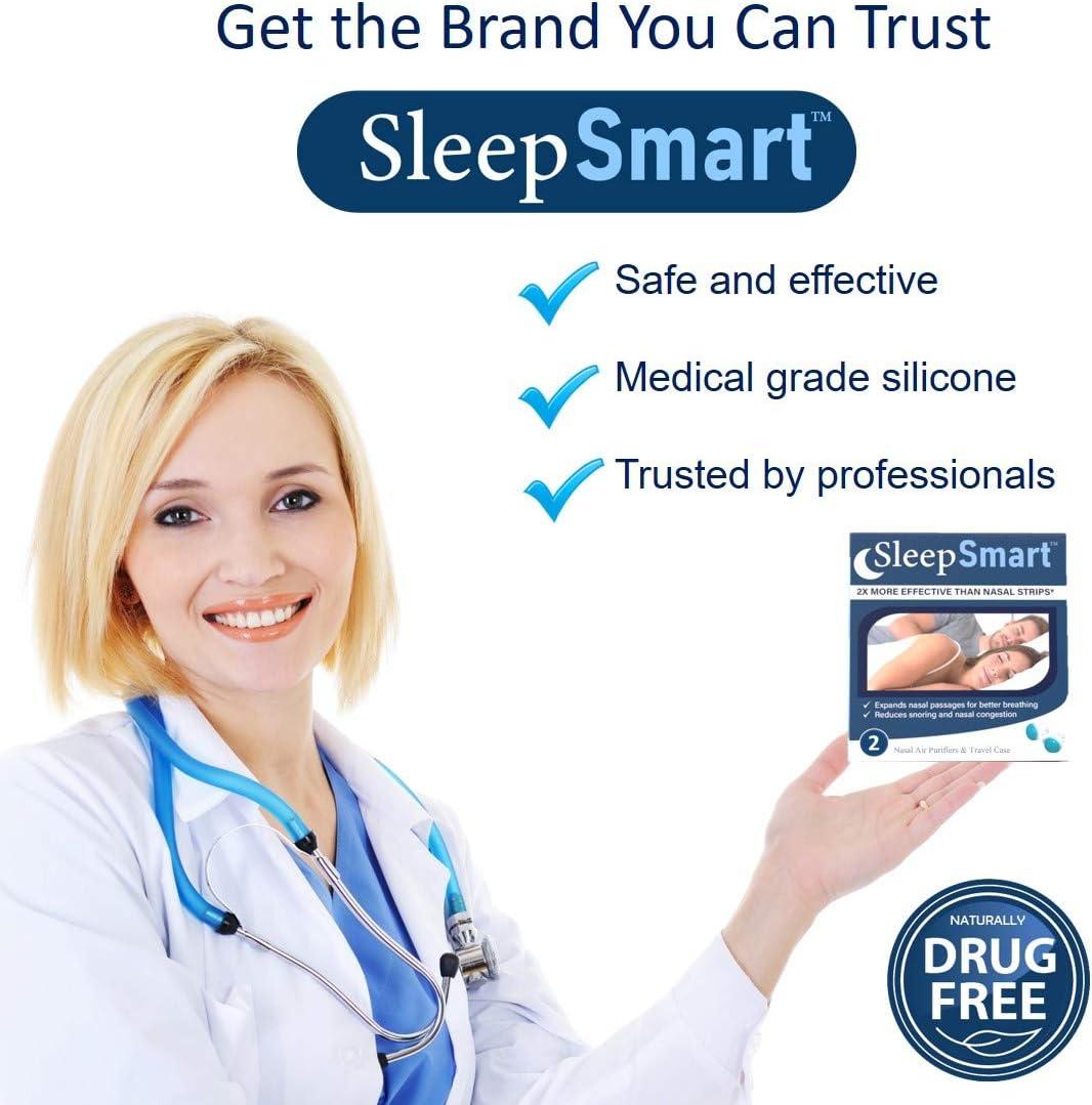 SleepSmart 2 Pack Snore Nasal Air Purifiers - Blue | Buy Now with Express International Delivery ...