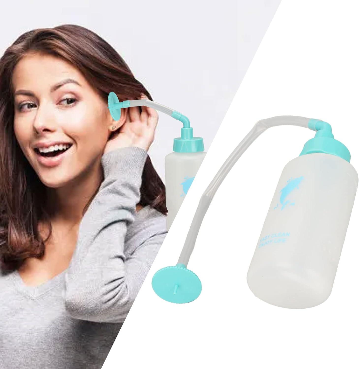 Ear Cleansing Spray Bottle Kit - Manual Safe Ear Irrigation Washer for ...