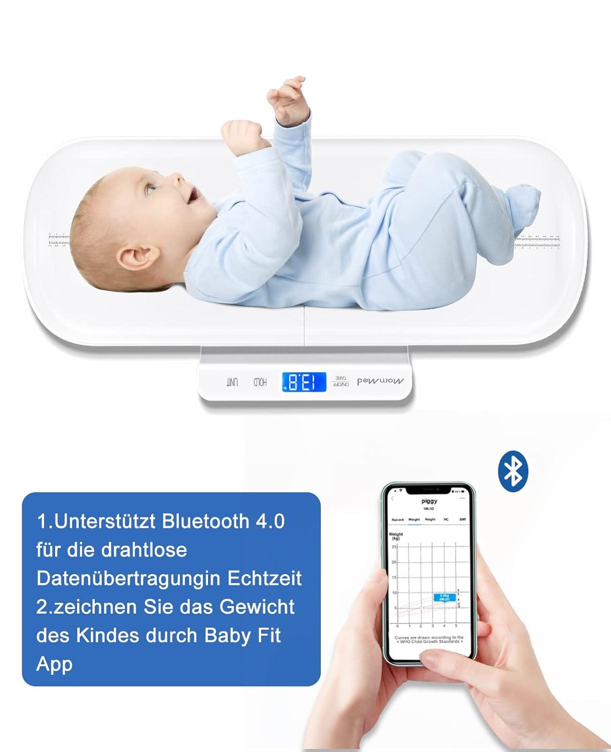 Digital Baby Scale Bluetooth - Multifunction Toddler & Pet Scale in ...