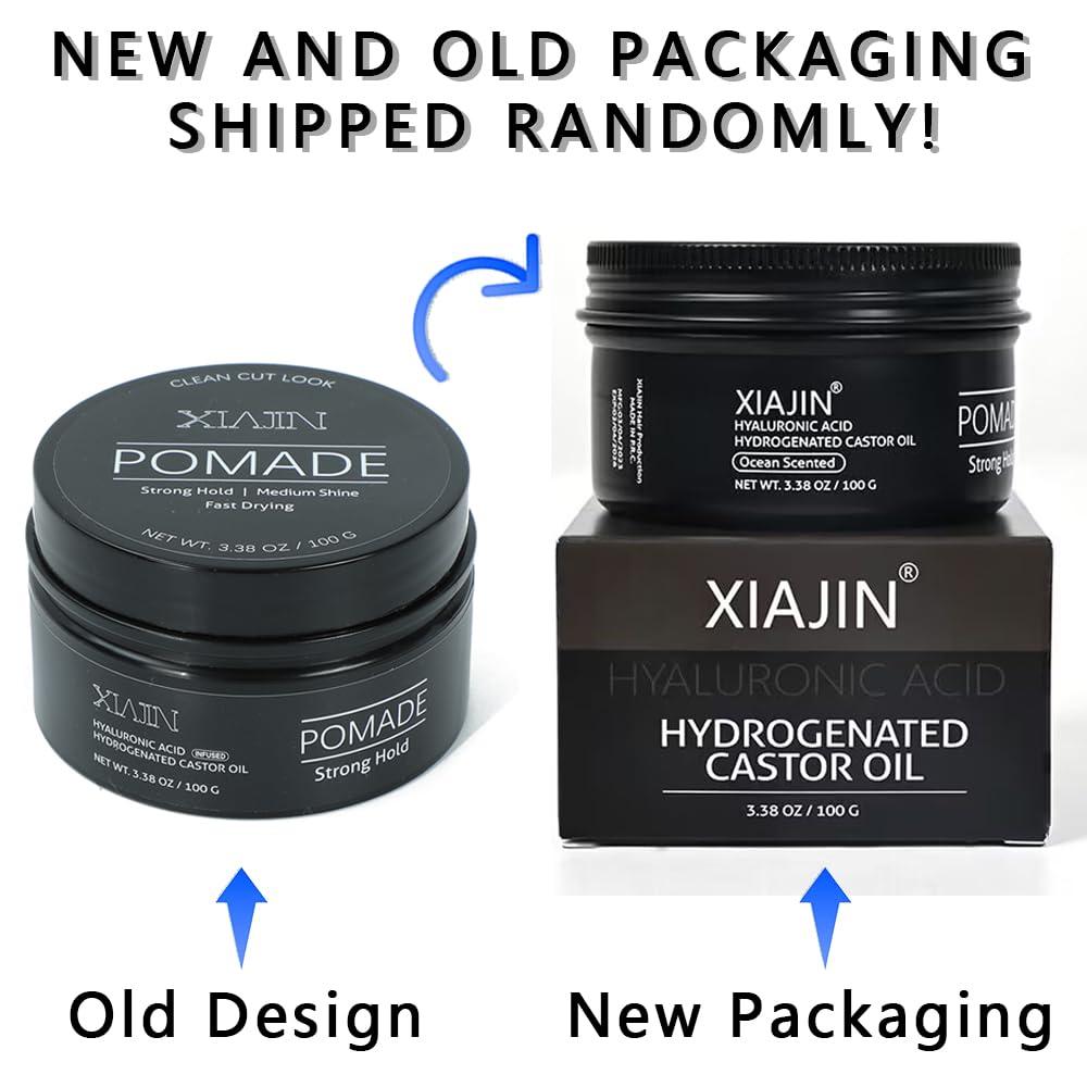 XIAJIN Hair Gel Pomade for Men - Natural Ocean Scent - 24 Hour Hold ...