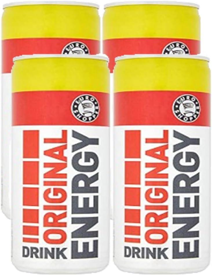 Euro Shopper Original Energy Drink 250ml (Pack of 24) | Boost Your Day ...
