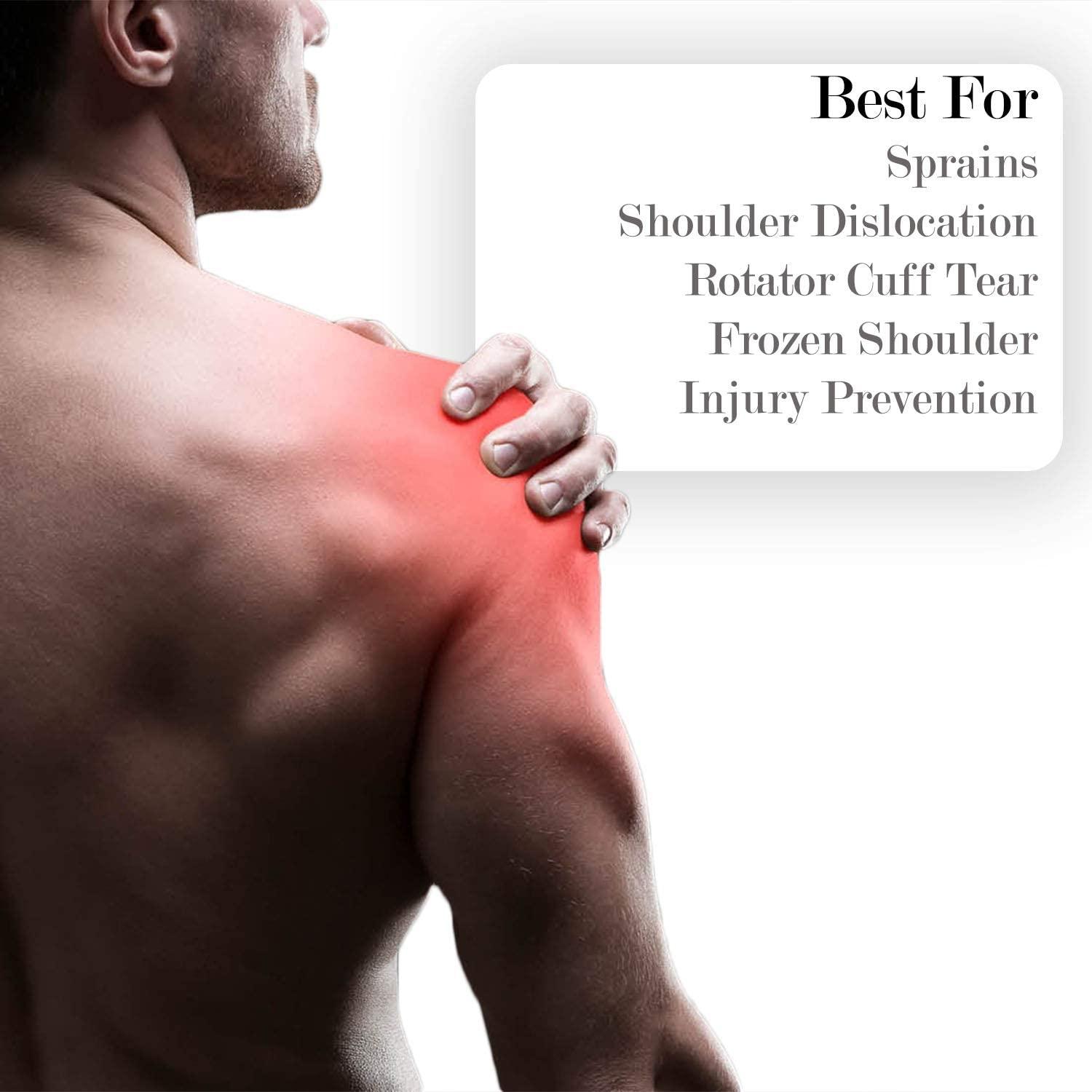 Adjustable Shoulder Brace for Women and Men | Compression Support for ...