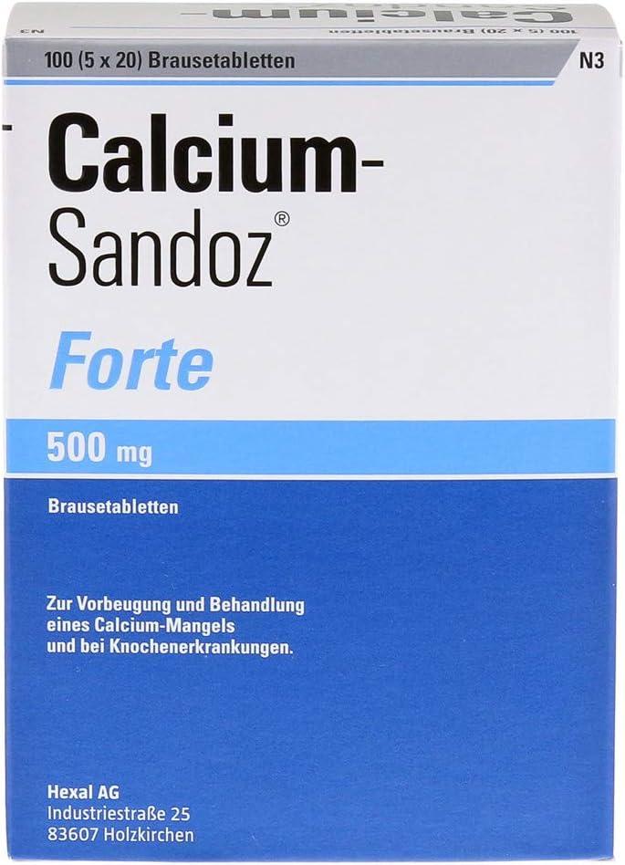 Buy Calcium Sandoz Forte Effervescent Tablets - 5x20 pcs | Fast ...