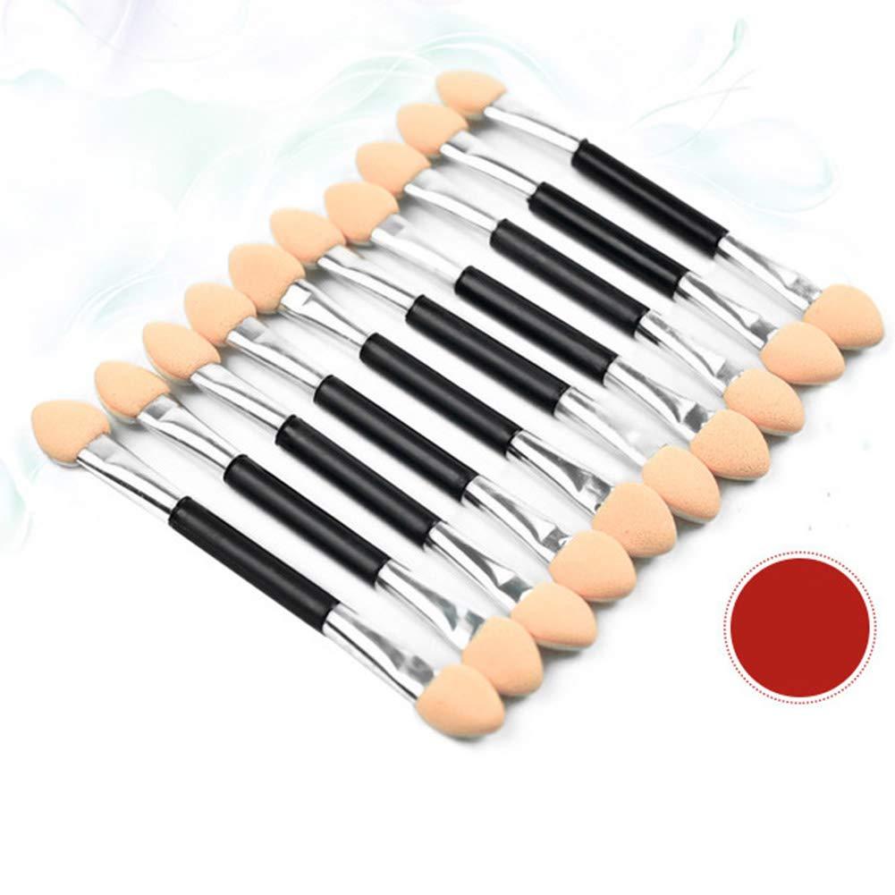 10 Pieces Disposable Double Sided Eyeshadow Brushes - Double Ended ...